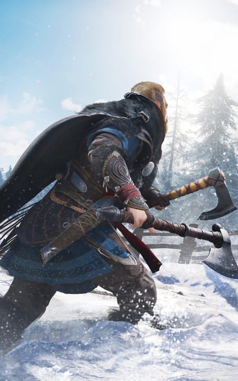 802x1282 Resolution Assassin's Creed Valhalla Warrior Battle 802x1282 ...