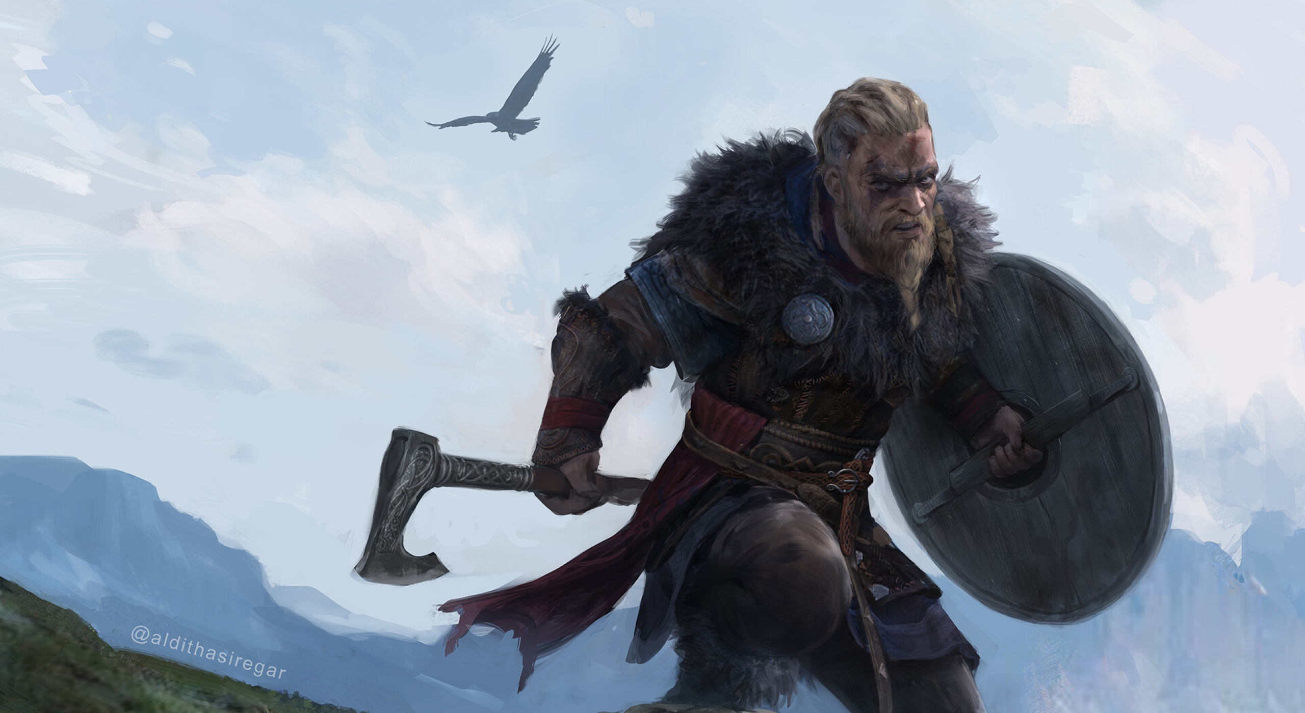 2560x1400 Resolution Assassins Creed Valhalla Artstation 2560x1400 ...