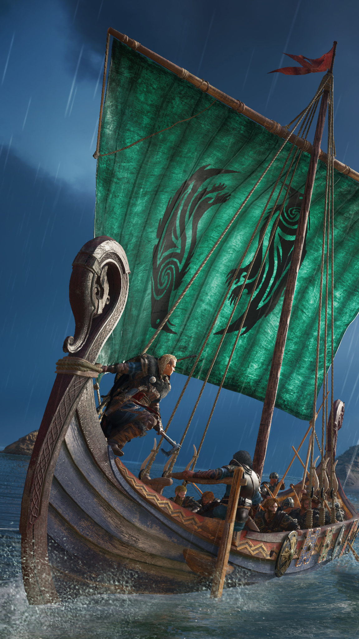 1152x2048 Assassins Creed Valhalla Ragnarok Battle Ship 1152x2048 ...