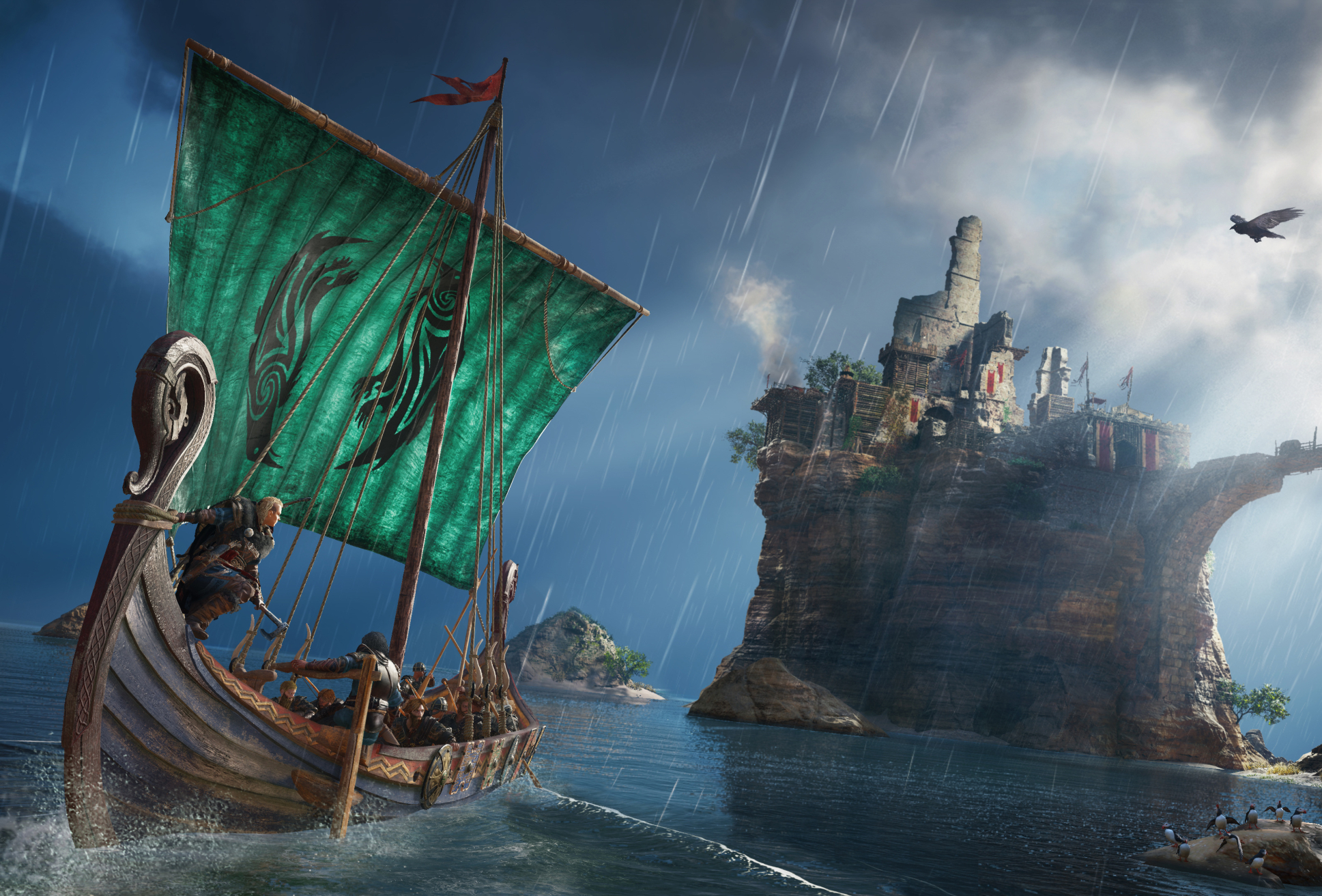 1937x1313 Assassins Creed Valhalla Ragnarok Battle Ship 1937x1313 ...