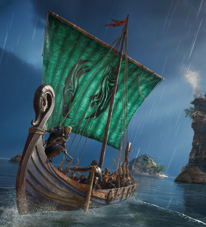 680x750 Assassins Creed Valhalla Ragnarok Battle Ship 680x750 ...