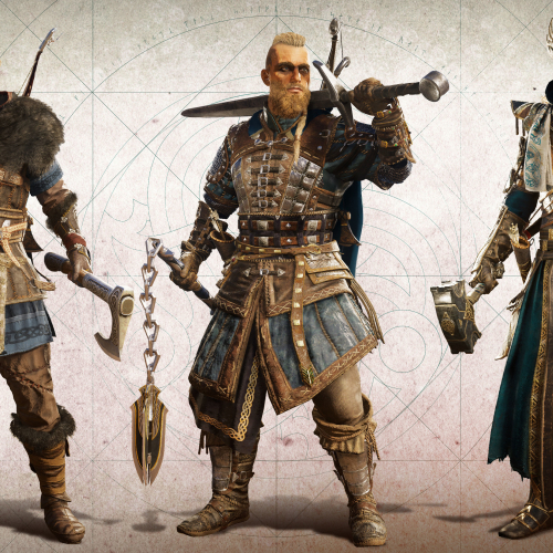 500x500 Resolution Assassins Creed Valhalla Vikings Characters 500x500 ...