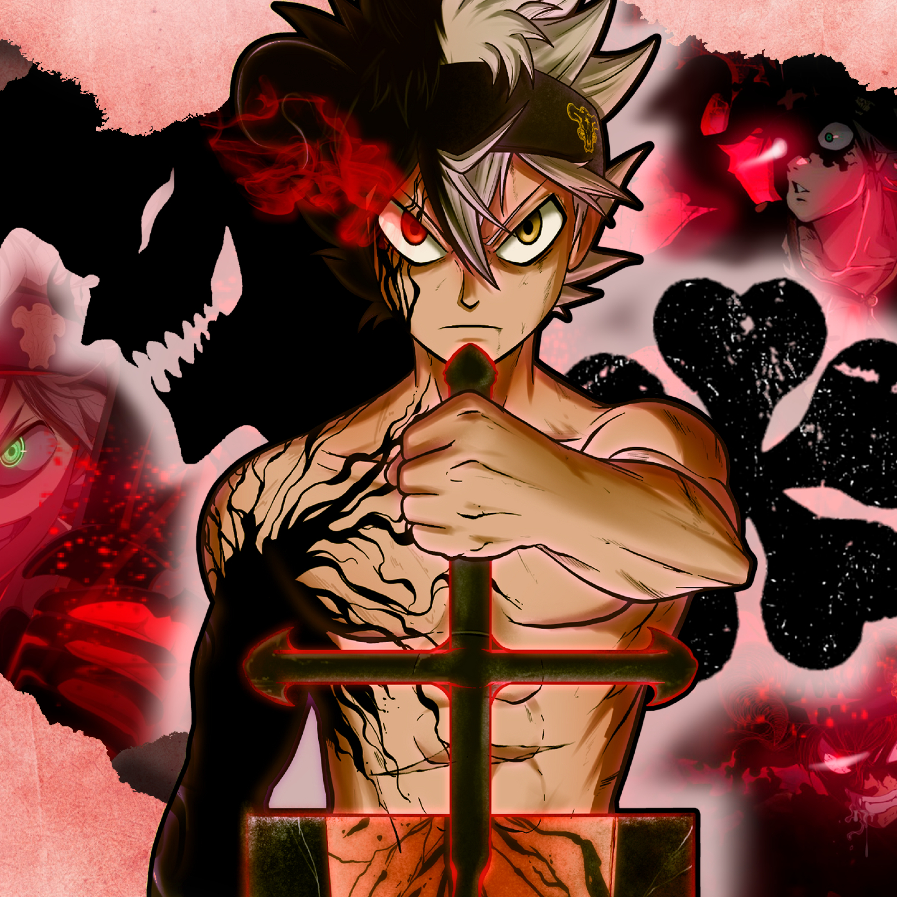 3088x3088 Resolution Asta HD Black Clover 2022 Digital 3088x3088 ...