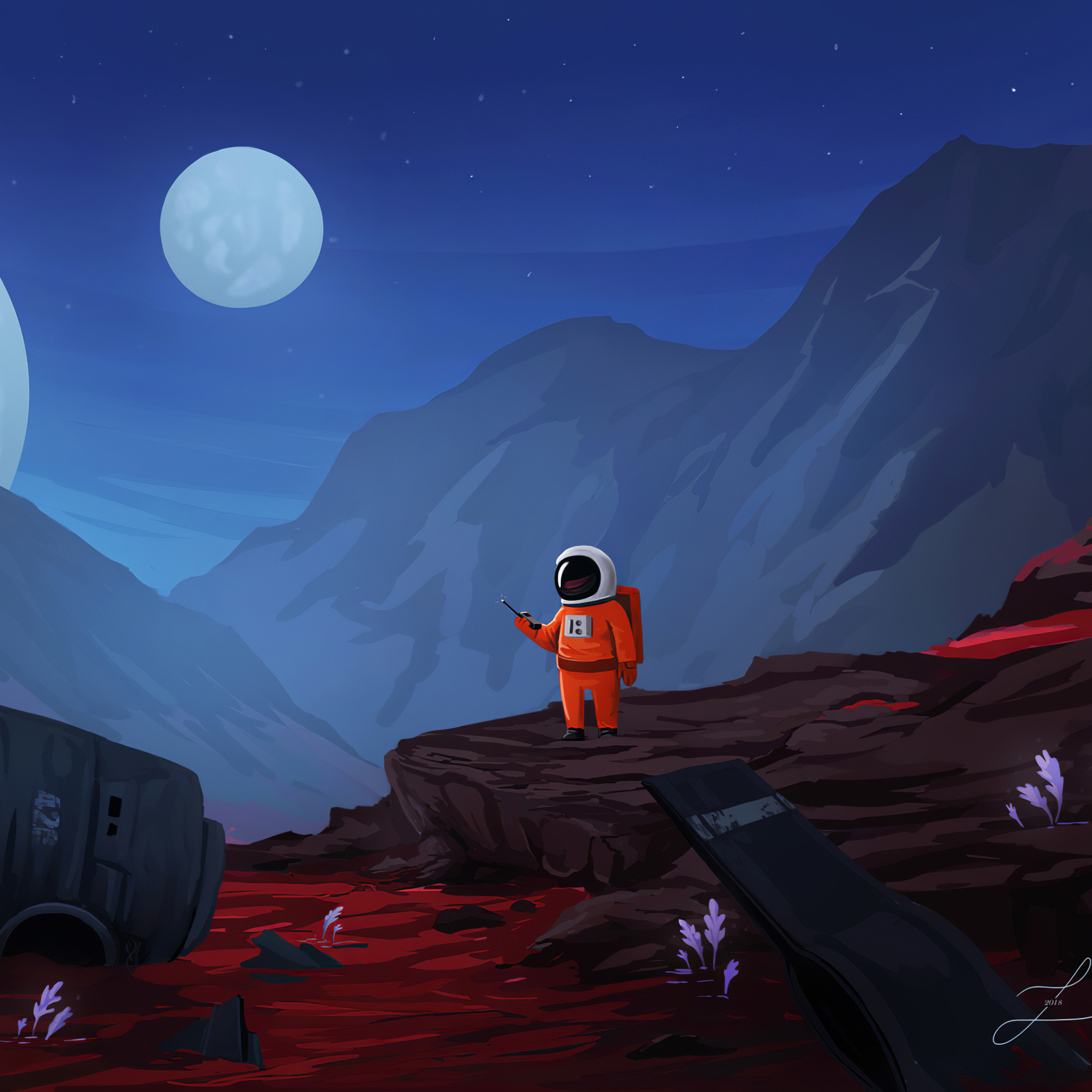 5000x5000 Astronaut Art 4K 5000x5000 Resolution Wallpaper, HD Artist 4K ...