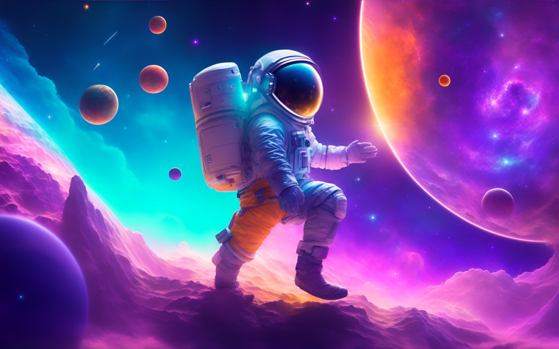 800x500 Resolution Astronaut Fantasy Dream 4k 800x500 Resolution ...
