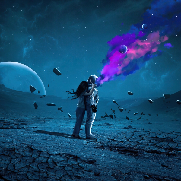 600x600 Astronaut Space Explosion 600x600 Resolution Wallpaper, HD ...