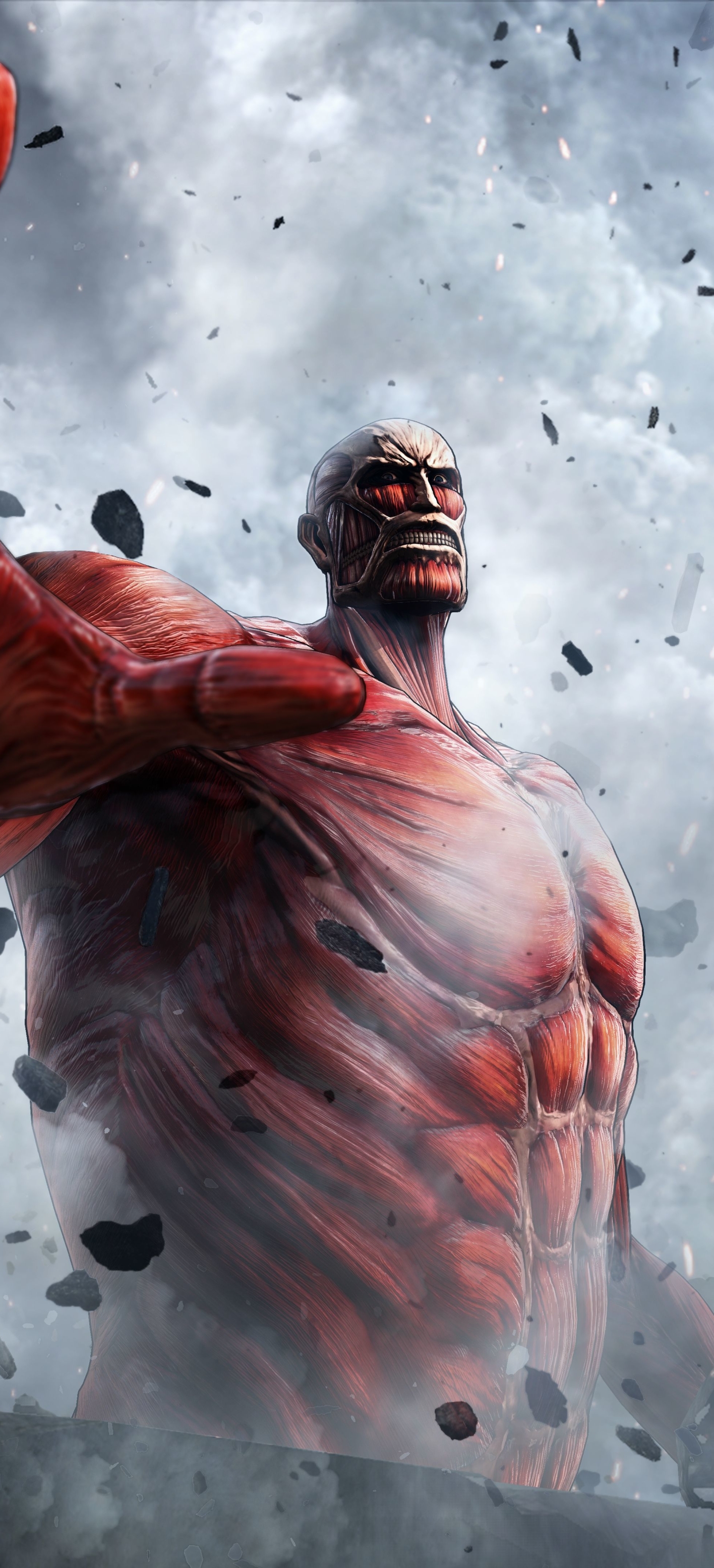 1440x3160 Attack on Titan 2 Colossal Titan 1440x3160 Resolution ...