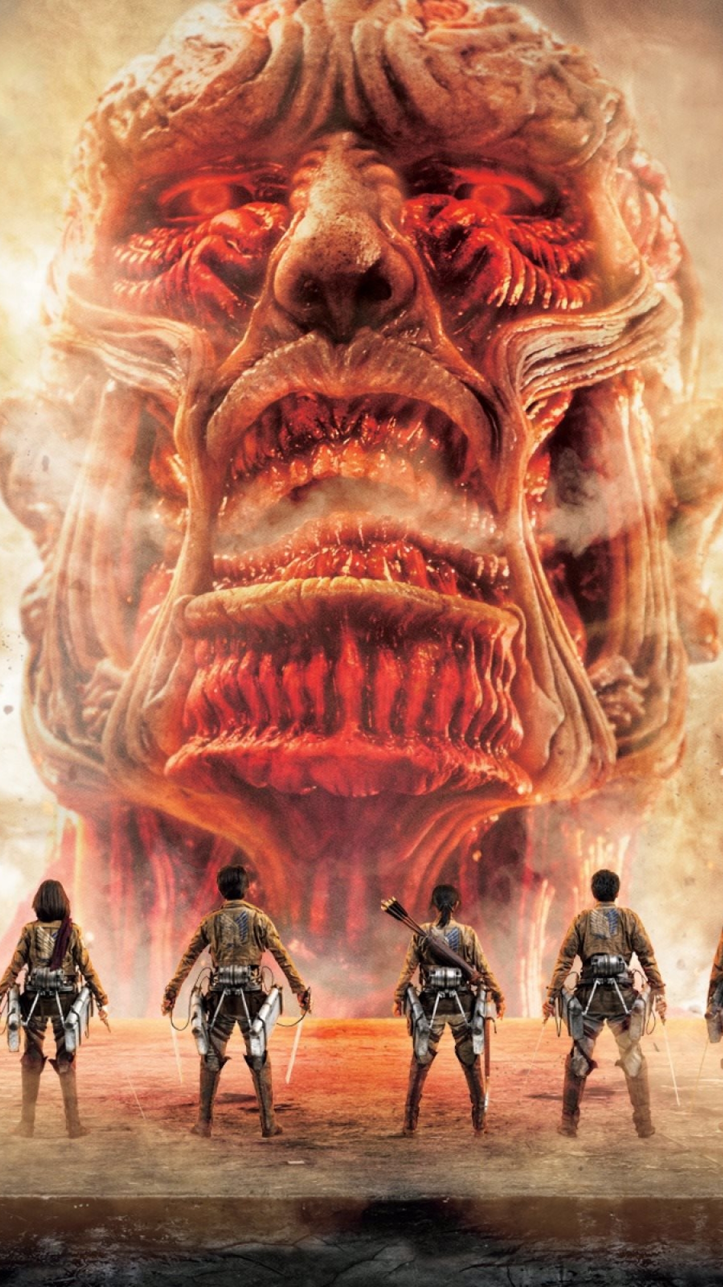 1440x2561 Resolution Attack On Titan Japanese TV Series Poster ...