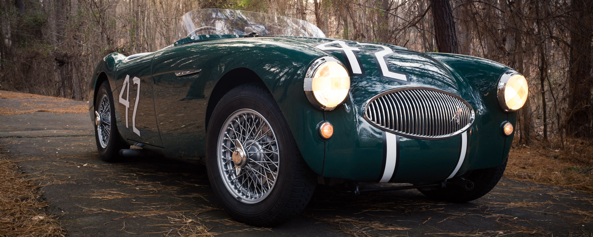 1920x768 Resolution austin healey, 100s, green 1920x768 Resolution ...