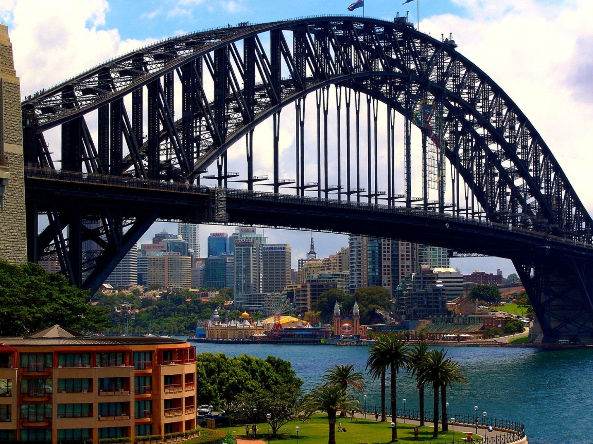 1152x864 Resolution australia, sydney harbour bridge, buildings ...