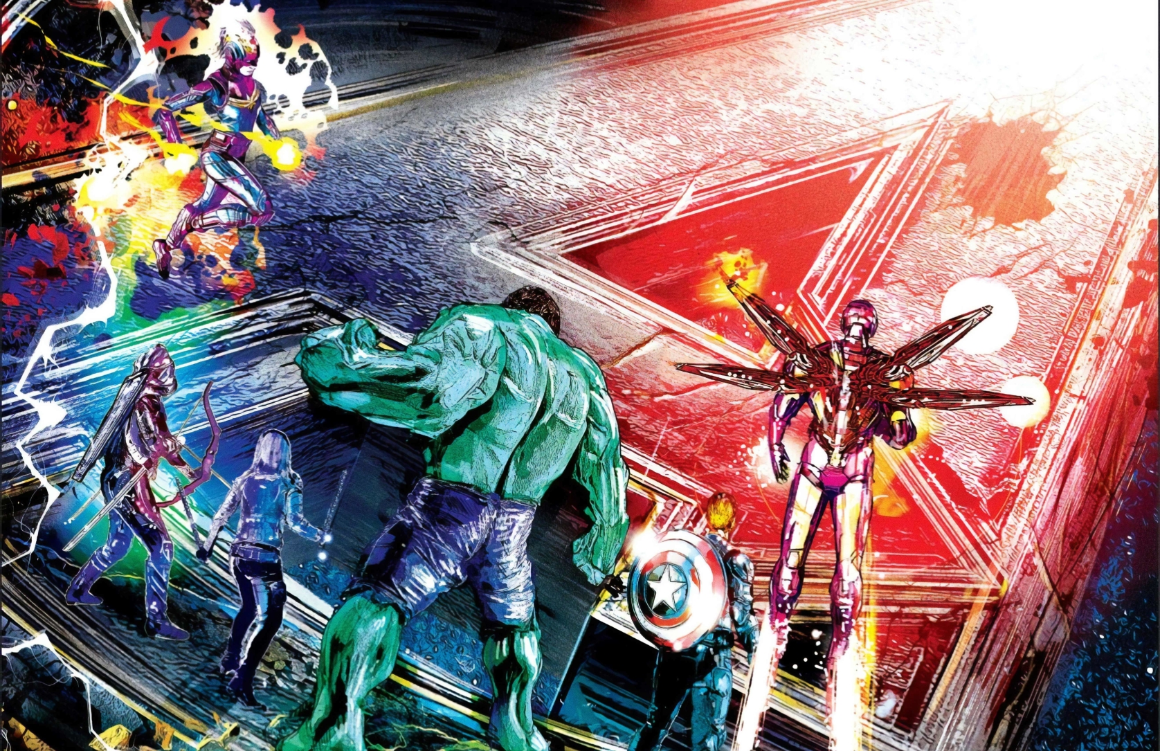 1676x1085 Avengers Endgame Comic Art 1676x1085 Resolution Image, HD ...
