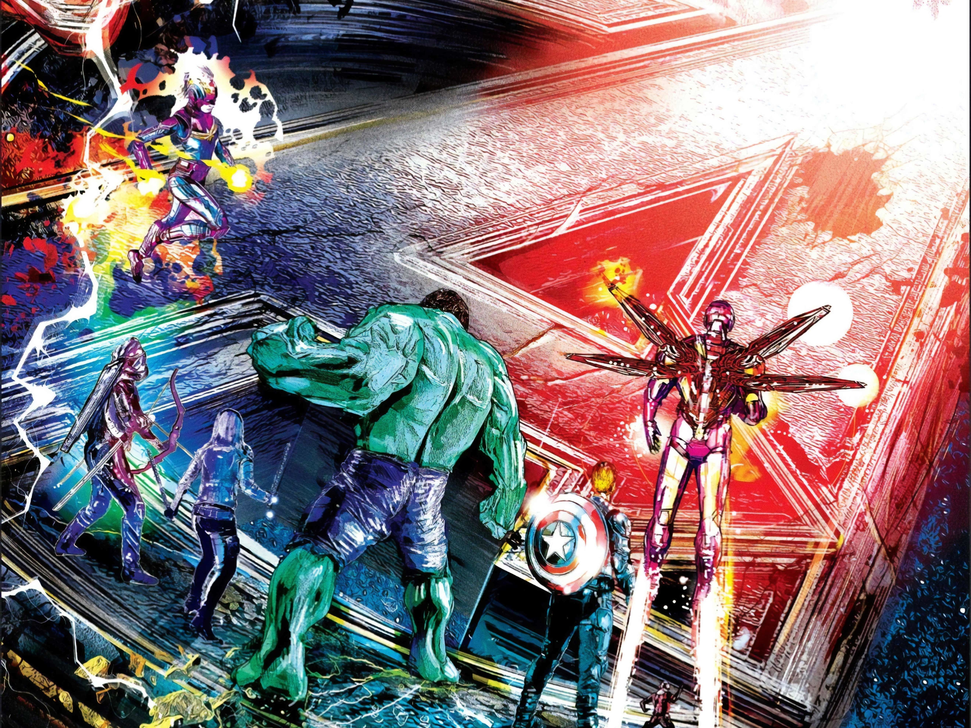3200x2400 Resolution Avengers Endgame Comic Art 3200x2400 Resolution ...