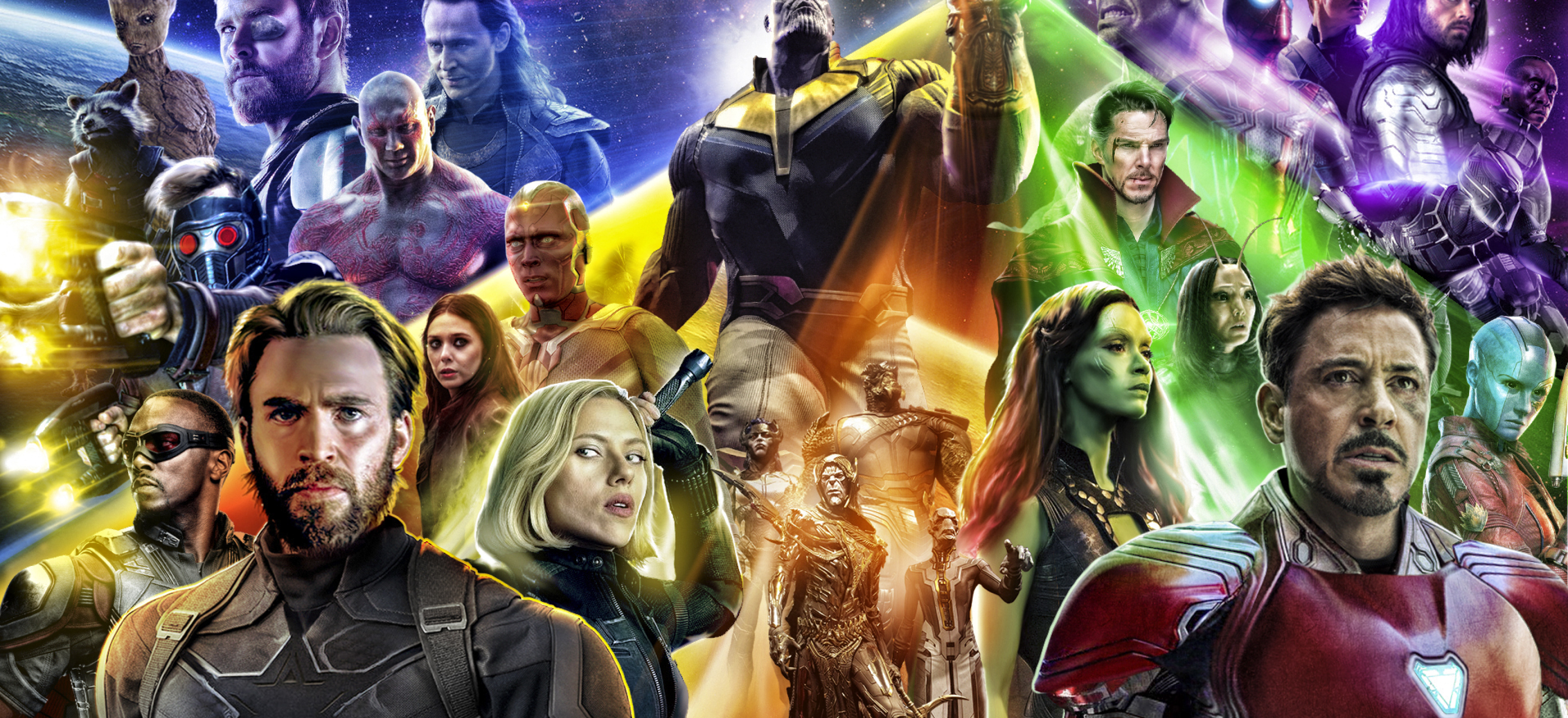 3144x1440 Resolution Avengers Infinty War 2018 Poster 3144x1440 ...