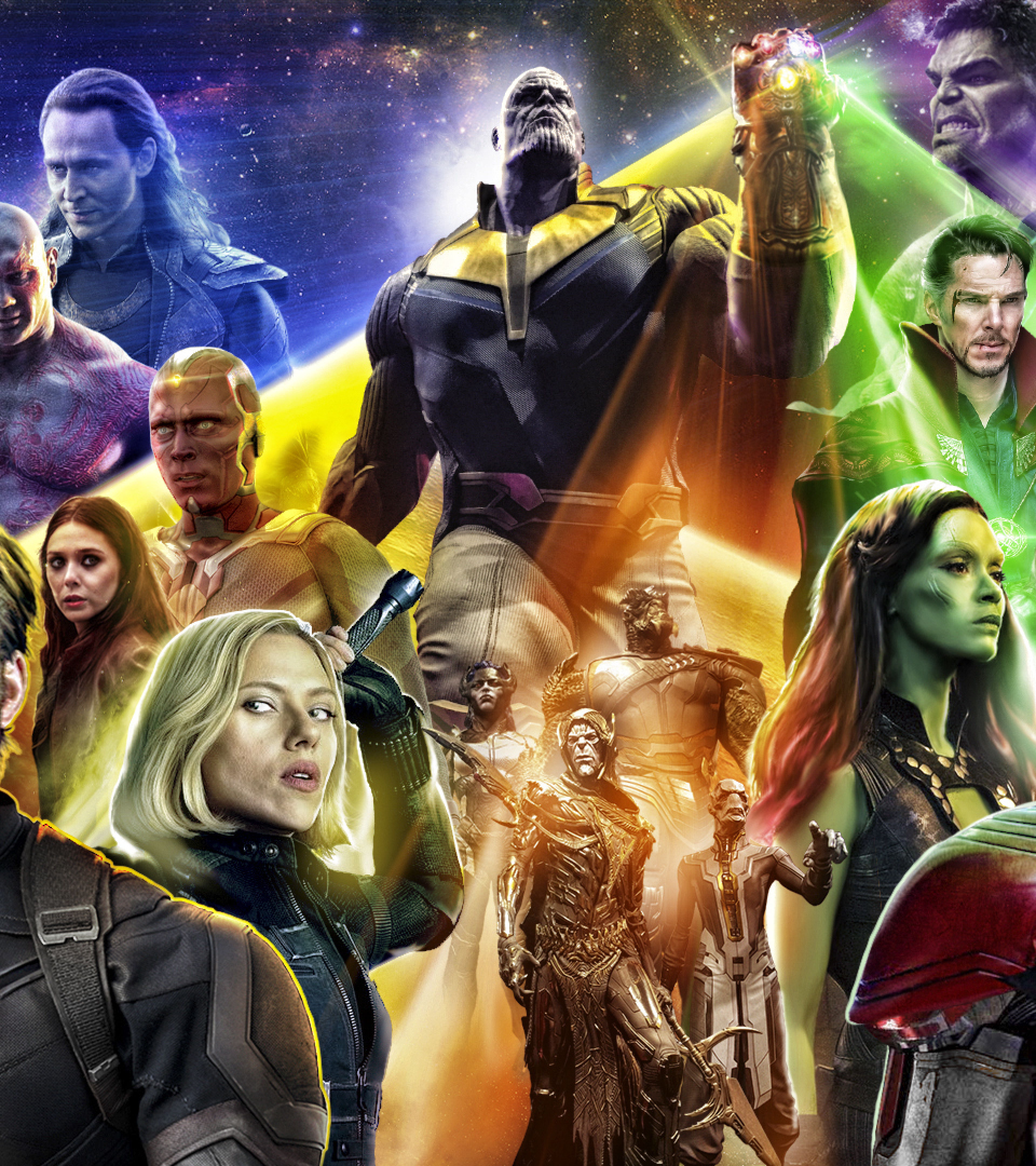 3840x4320 Resolution Avengers Infinty War 2018 Poster 3840x4320 ...
