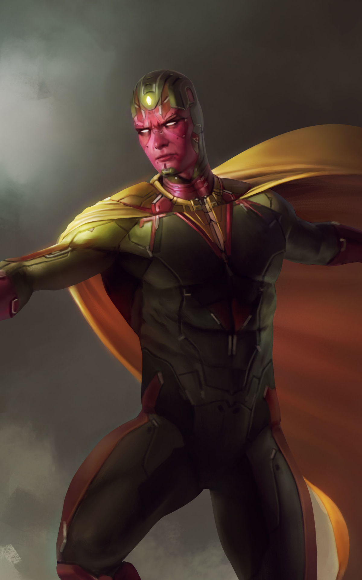 1200x1920 Resolution Avengers Vision Artwork 1200x1920 Resolution ...