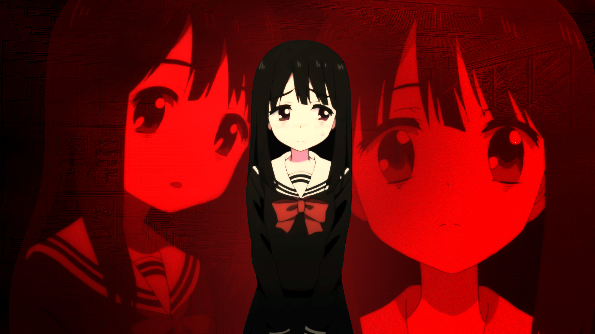 1920x1080 Resolution Aya Asagiri Mahou Shoujo Site 1080P Laptop Full HD