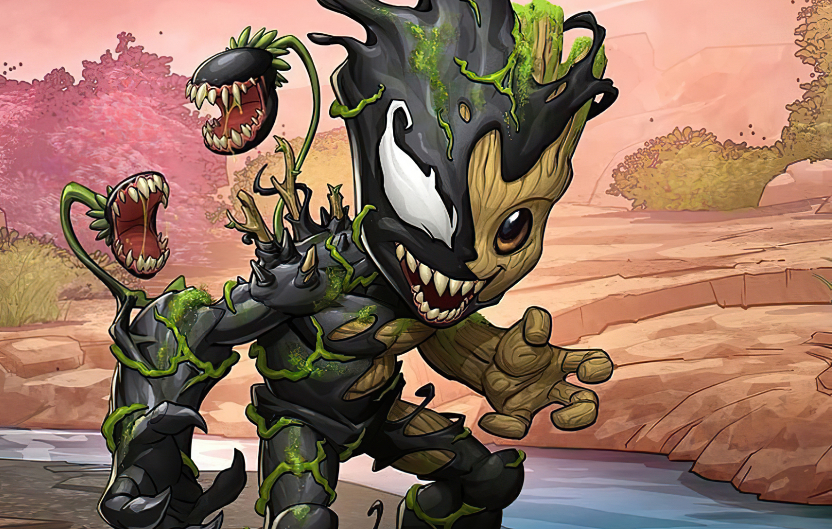 1650x1050 Resolution Baby Groot and Venom 1650x1050 Resolution ...