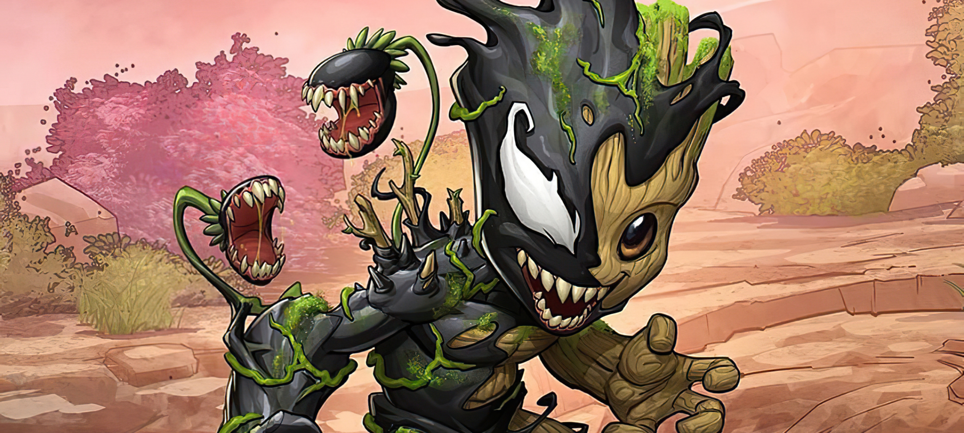3200x1440 Resolution Baby Groot and Venom 3200x1440 Resolution ...