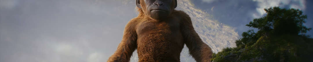 1080x216 Resolution Baby Kong in Godzilla x Kong 1080x216 Resolution ...