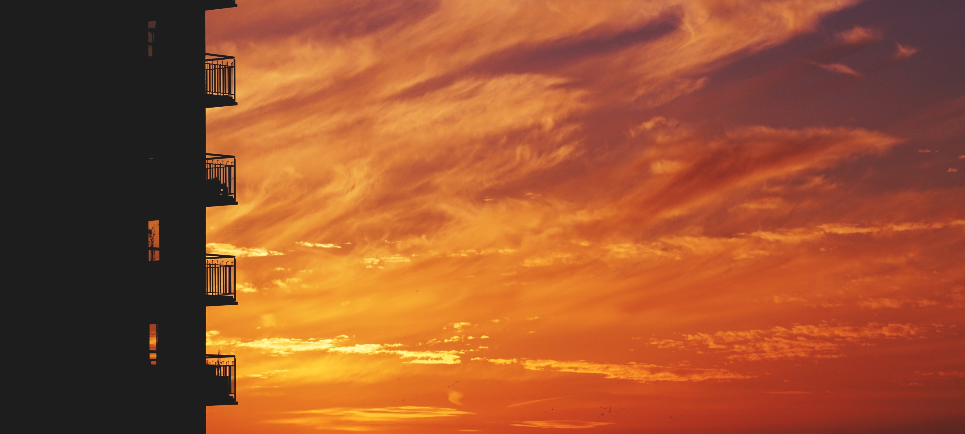 3200x1440 Resolution balcony, sunset, sky 3200x1440 Resolution ...