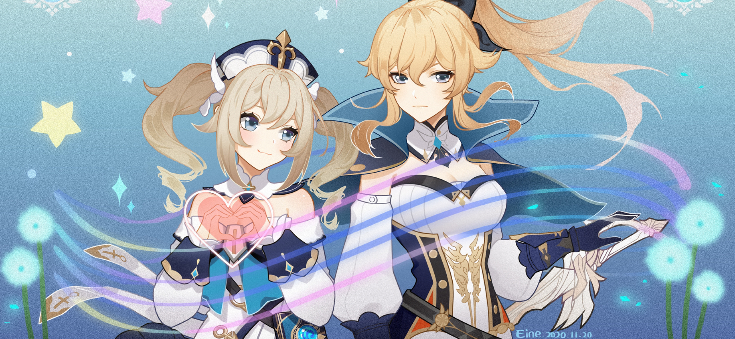 2340x1080 Resolution Barbara & Jean Friendship Genshin Impact 2340x1080 ...