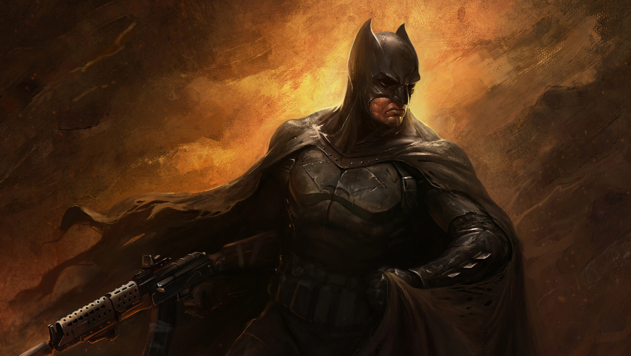 2048x1156 Resolution Bat with Gun 2048x1156 Resolution Wallpaper ...