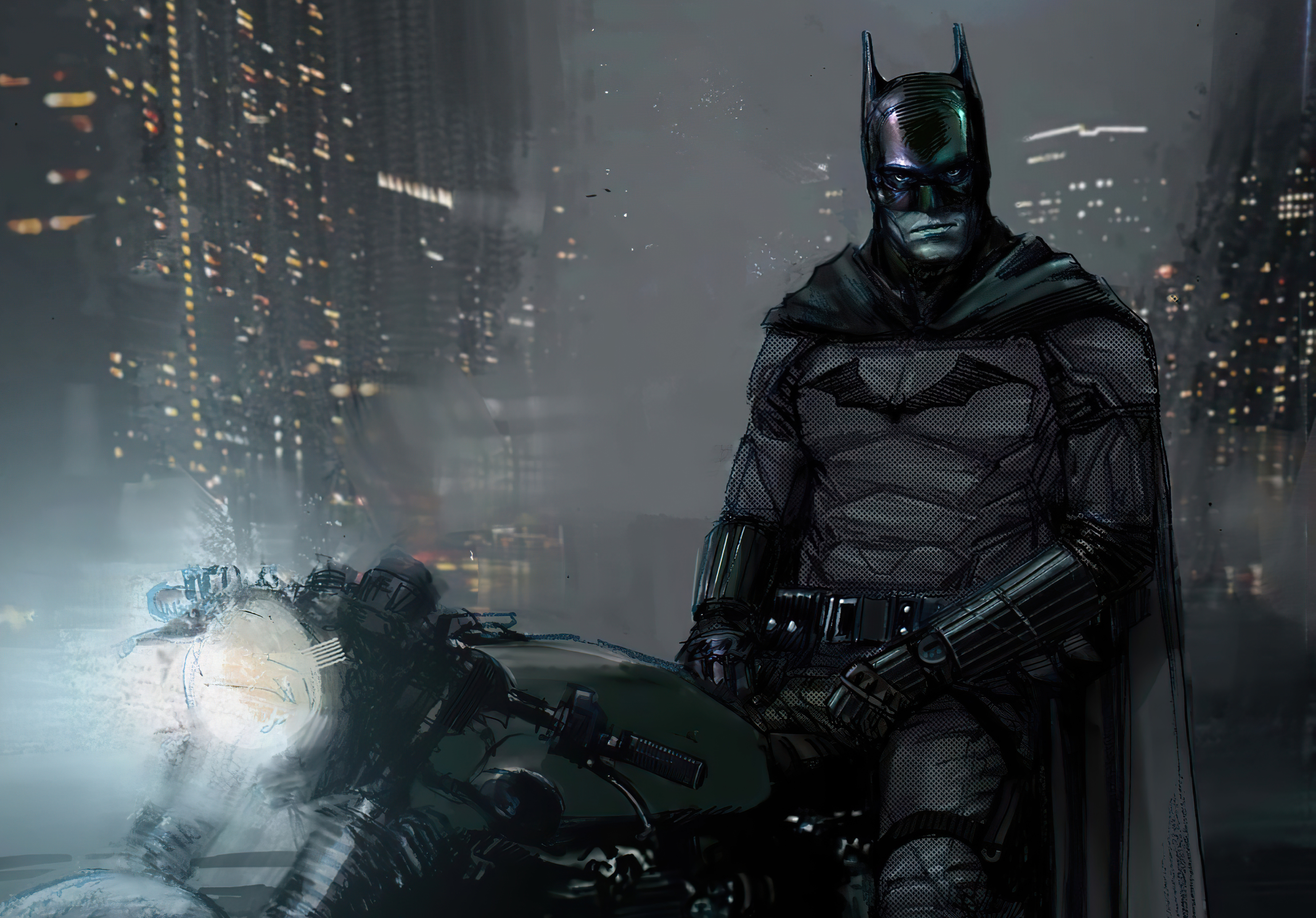 3440x2400 Resolution Batman 5K DC Comic Art 3440x2400 Resolution ...