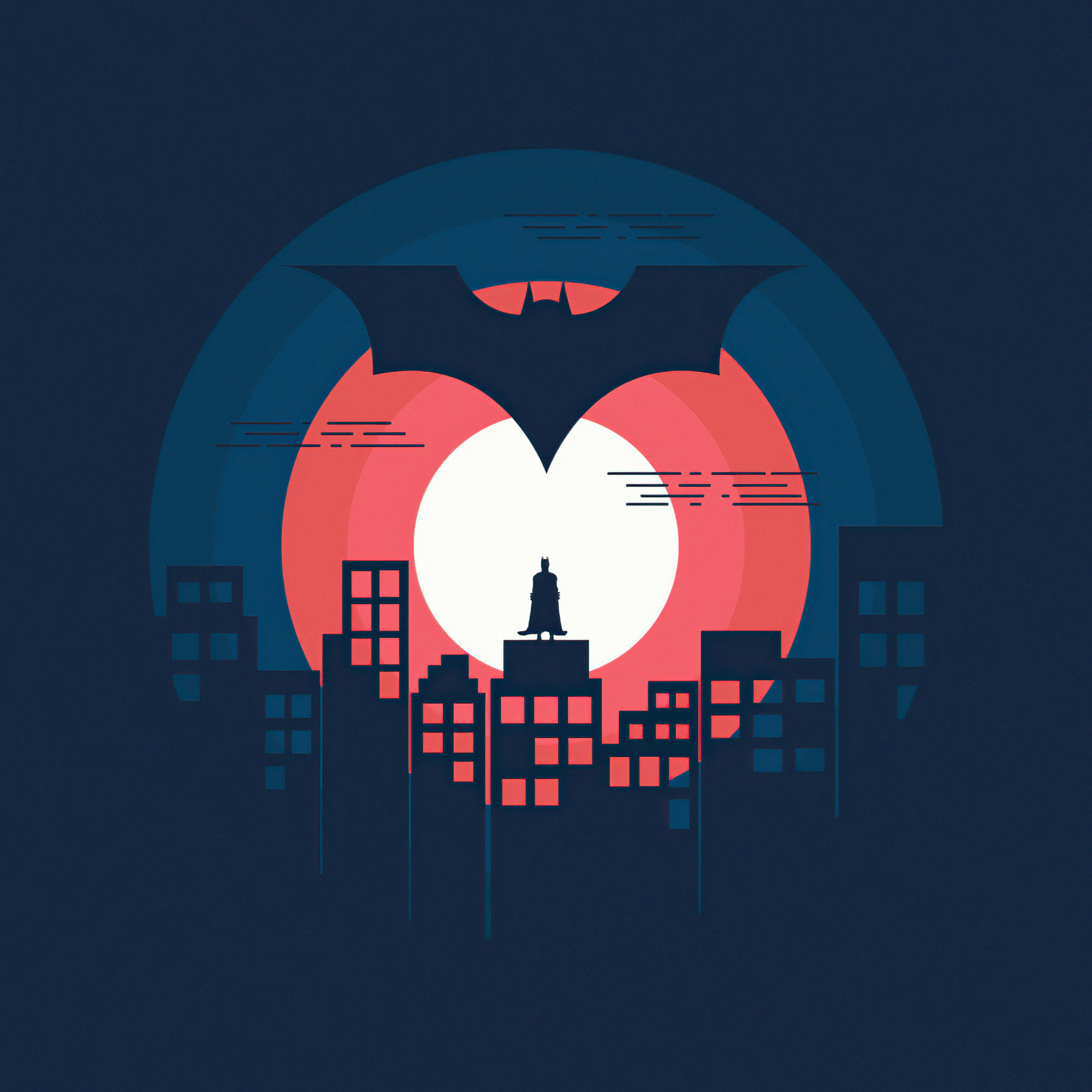 2000x2000 Resolution Batman DC 2021 Minimal 2000x2000 Resolution ...