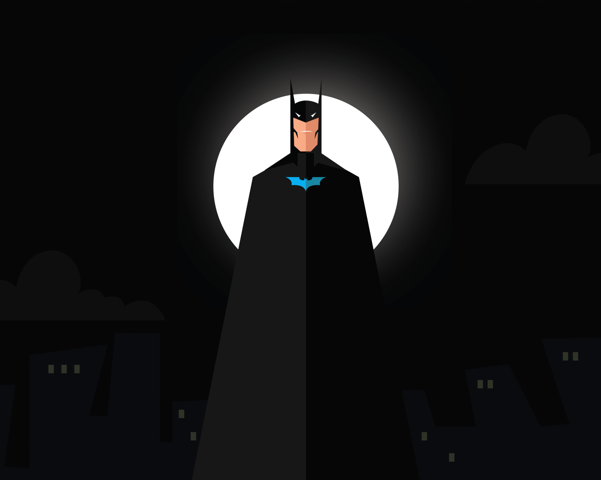 2000x1599 Resolution Batman Flat Design Minimal 4K 2000x1599 Resolution ...