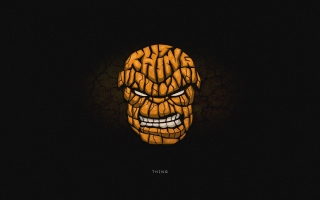 320x200 Resolution Ben Grimm The Thing HD Minimal Art 320x200 ...
