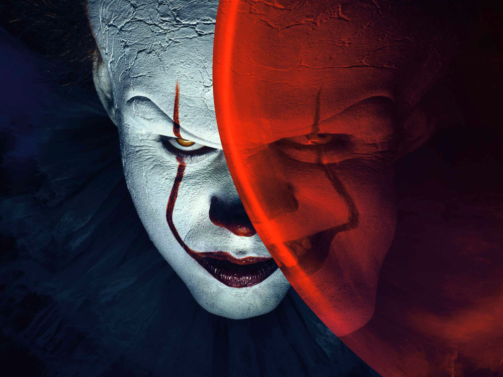 1000x751 Bill Skarsgård From IT As Pennywise Clown 1000x751 Resolution ...