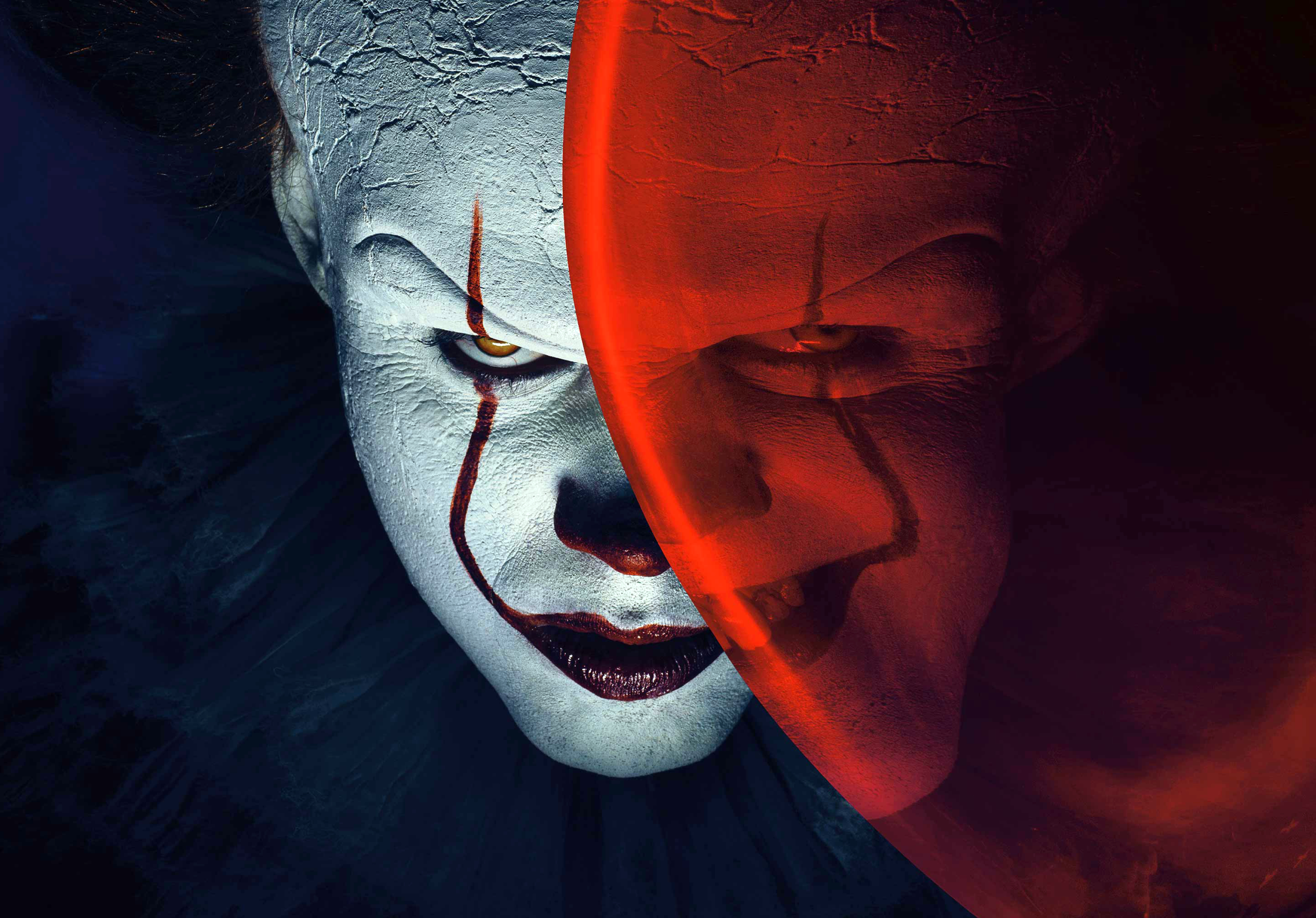 3440x2400 Resolution Bill Skarsgård From IT As Pennywise Clown ...