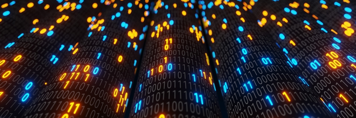 1200x400 Resolution Binary Code Running Glow HD 1200x400 Resolution ...