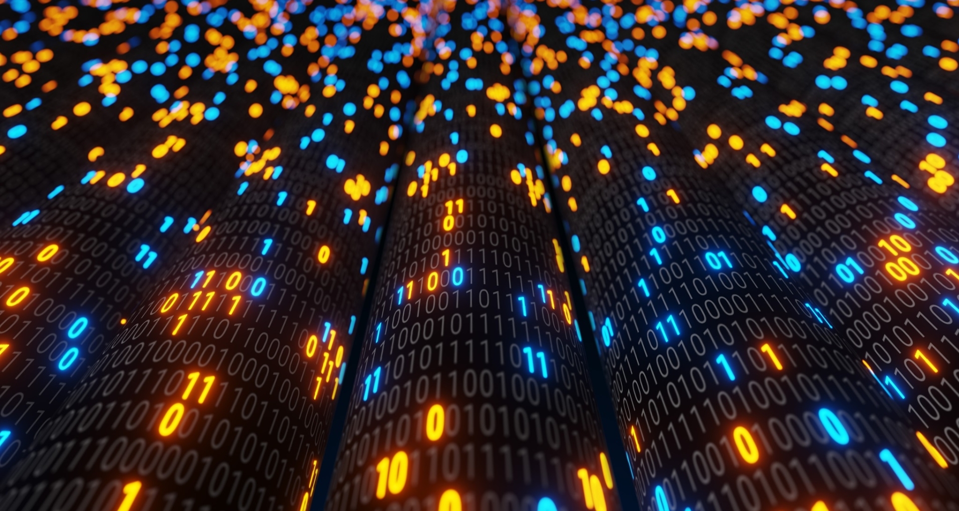 1920x1024 Resolution Binary Code Running Glow HD 1920x1024 Resolution ...