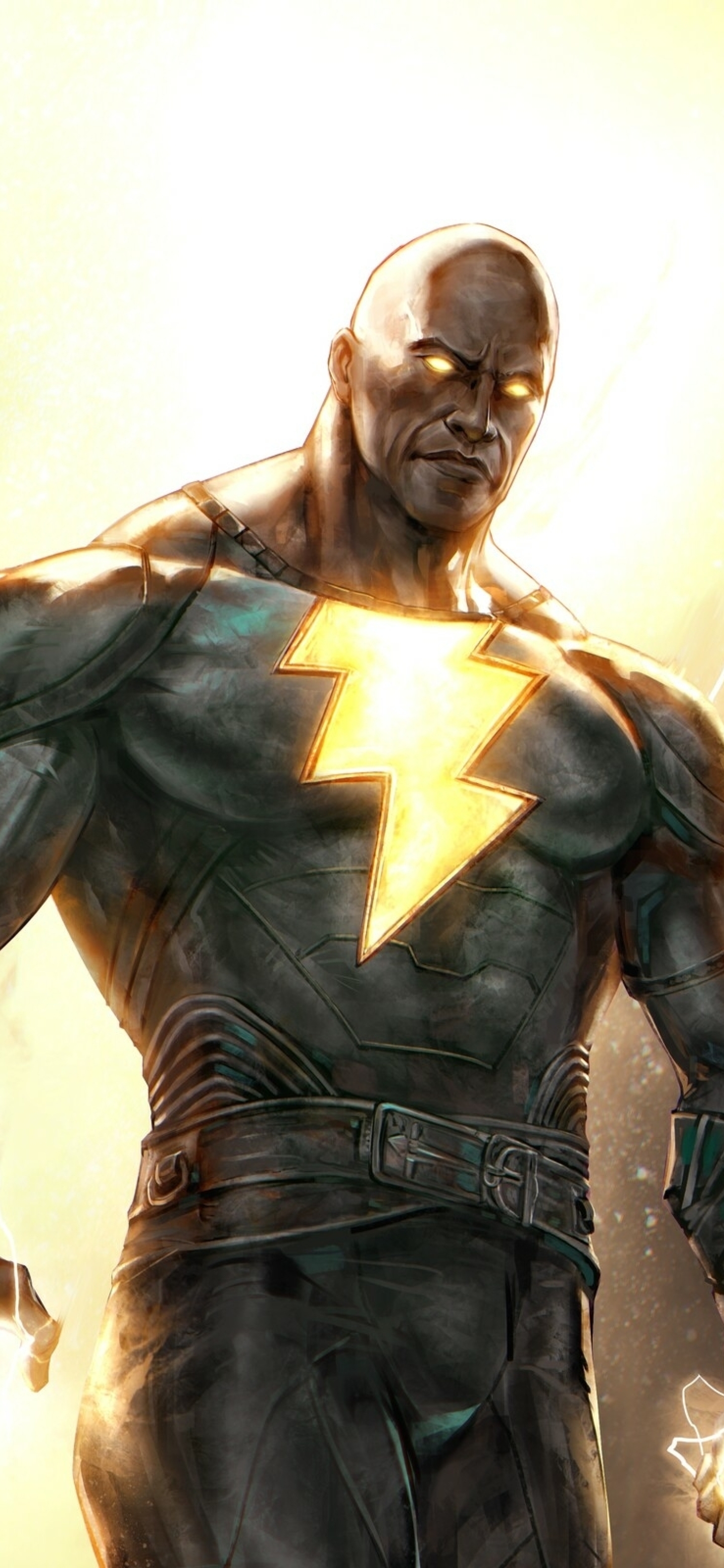 1440x3120 Resolution Black Adam Fan Colorful Drawing 1440x3120 ...