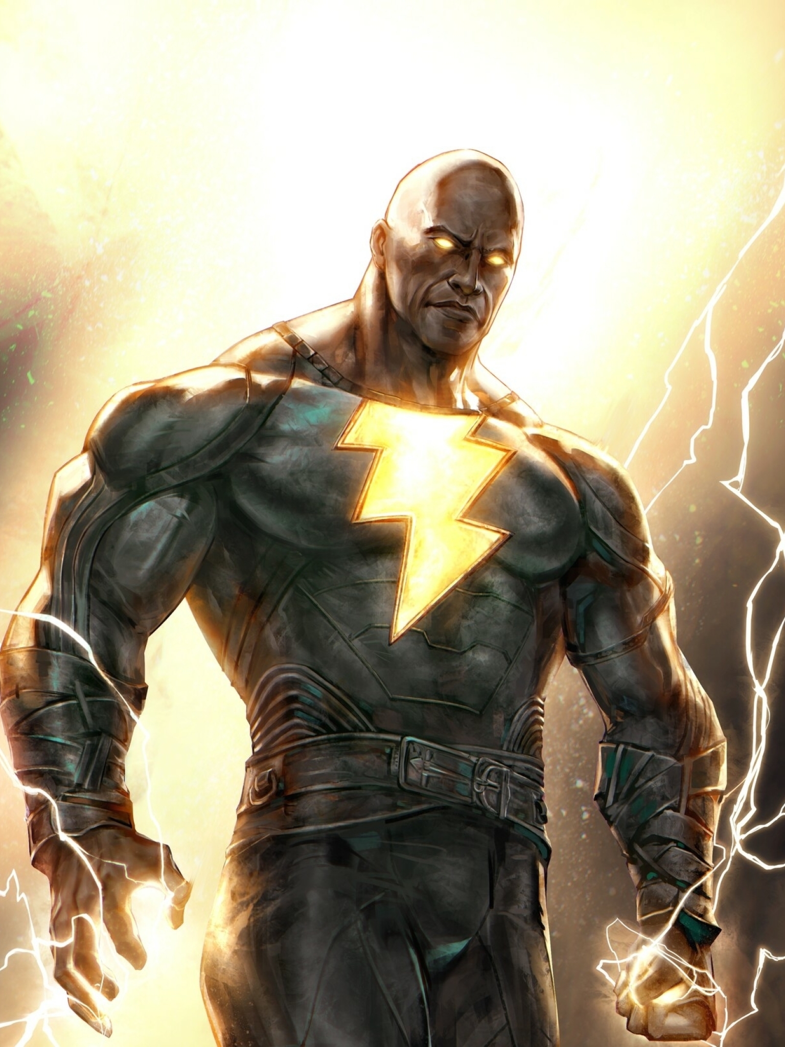 1536x2048 Resolution Black Adam Fan Colorful Drawing 1536x2048 ...