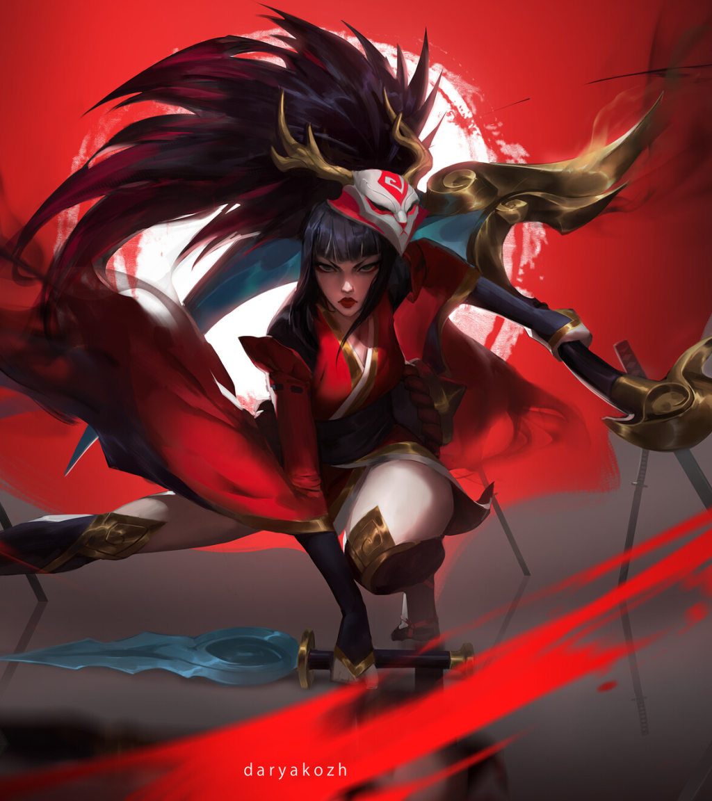 1024x1152 Resolution Blood Moon Akali League Of Legends 1024x1152 ...
