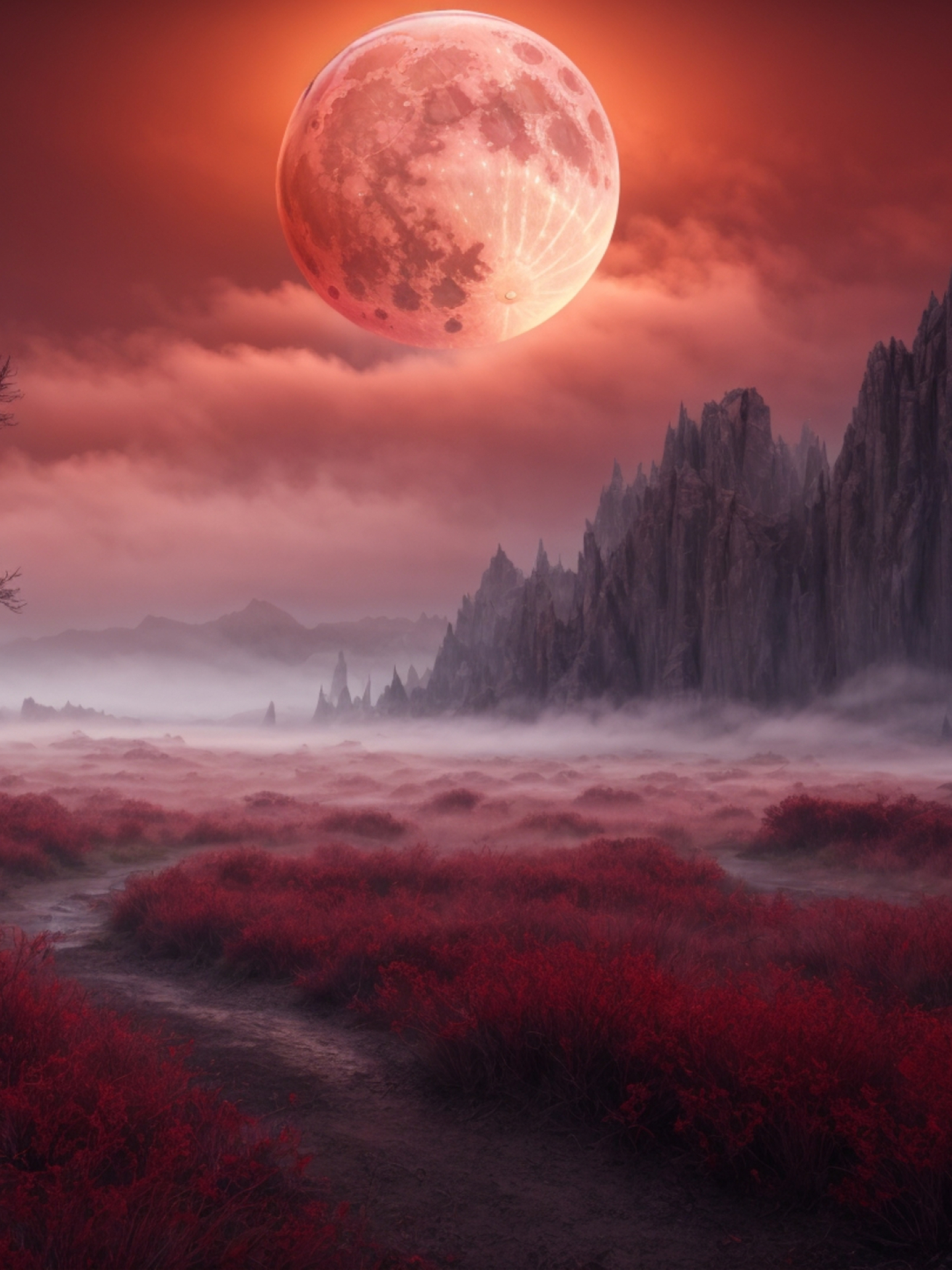 1440x1920 Resolution Blood Moon HD Dark Night 1440x1920 Resolution ...