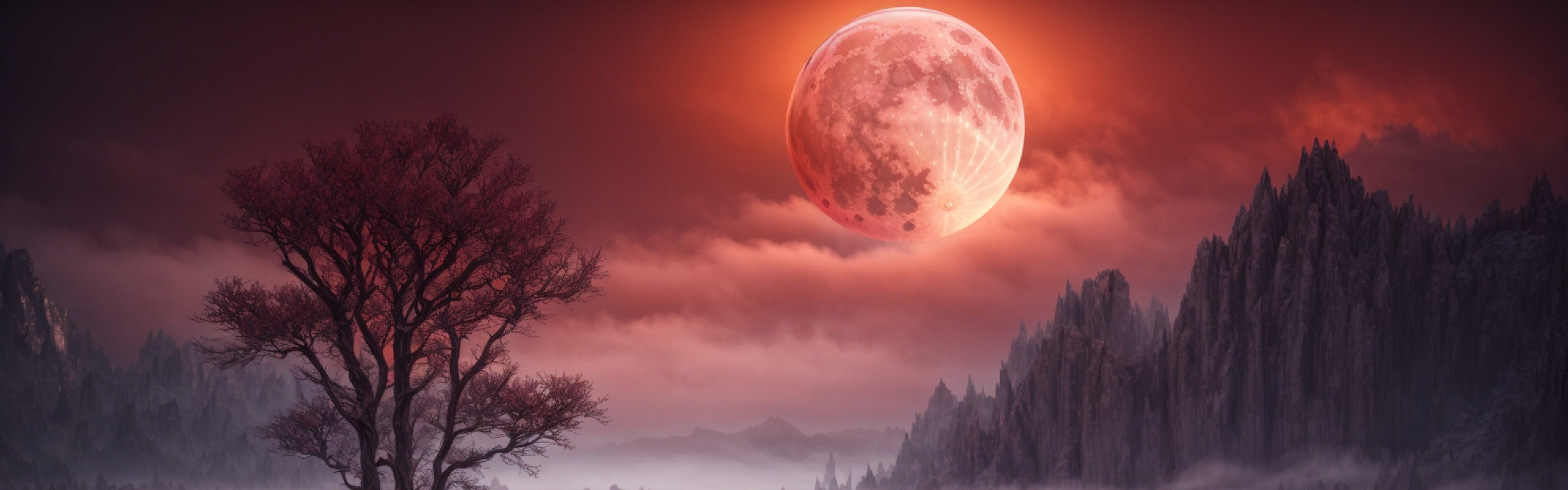 5120x1600 Resolution Blood Moon HD Dark Night 5120x1600 Resolution ...