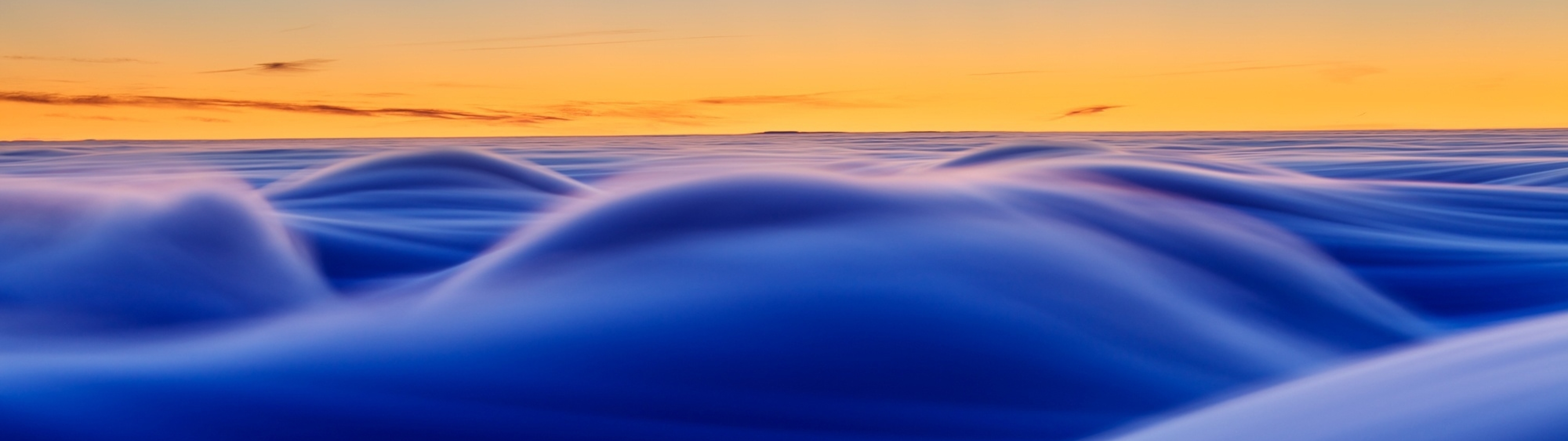 3840x1080 Resolution Blue Sea Of Clouds HD Horizon 3840x1080 Resolution ...