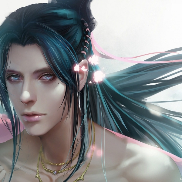 600x600 Resolution boy, spring, anime 600x600 Resolution Wallpaper ...