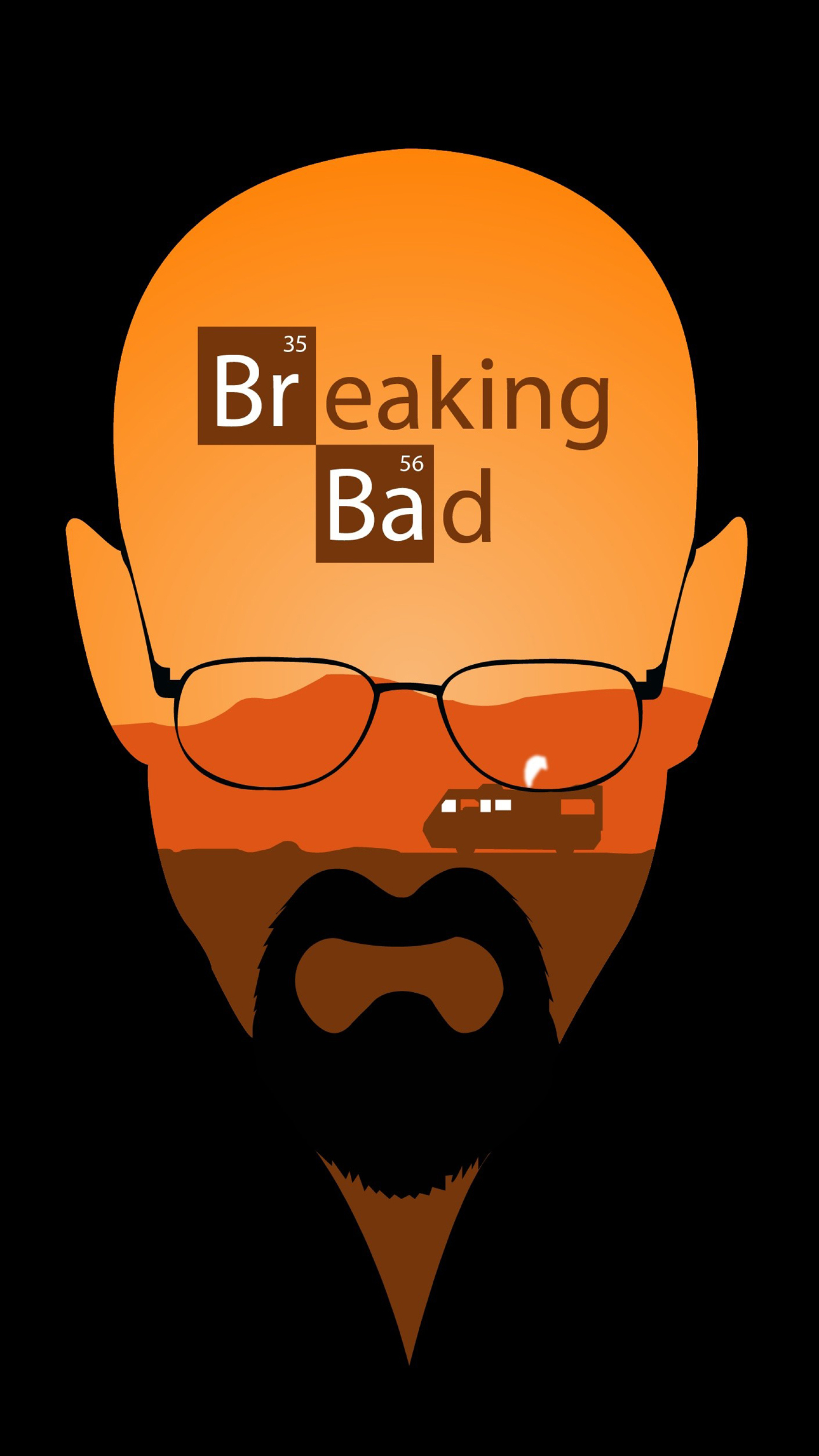 2160x3840 Resolution Breaking Bad Minimal Artwork Sony Xperia X,XZ,Z5 ...