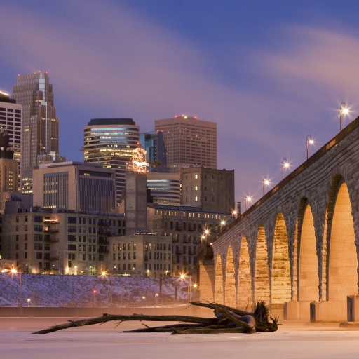 512x512 Resolution bridge, building, tree 512x512 Resolution Wallpaper ...
