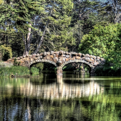 512x512 Resolution bridge, river, reflection 512x512 Resolution ...