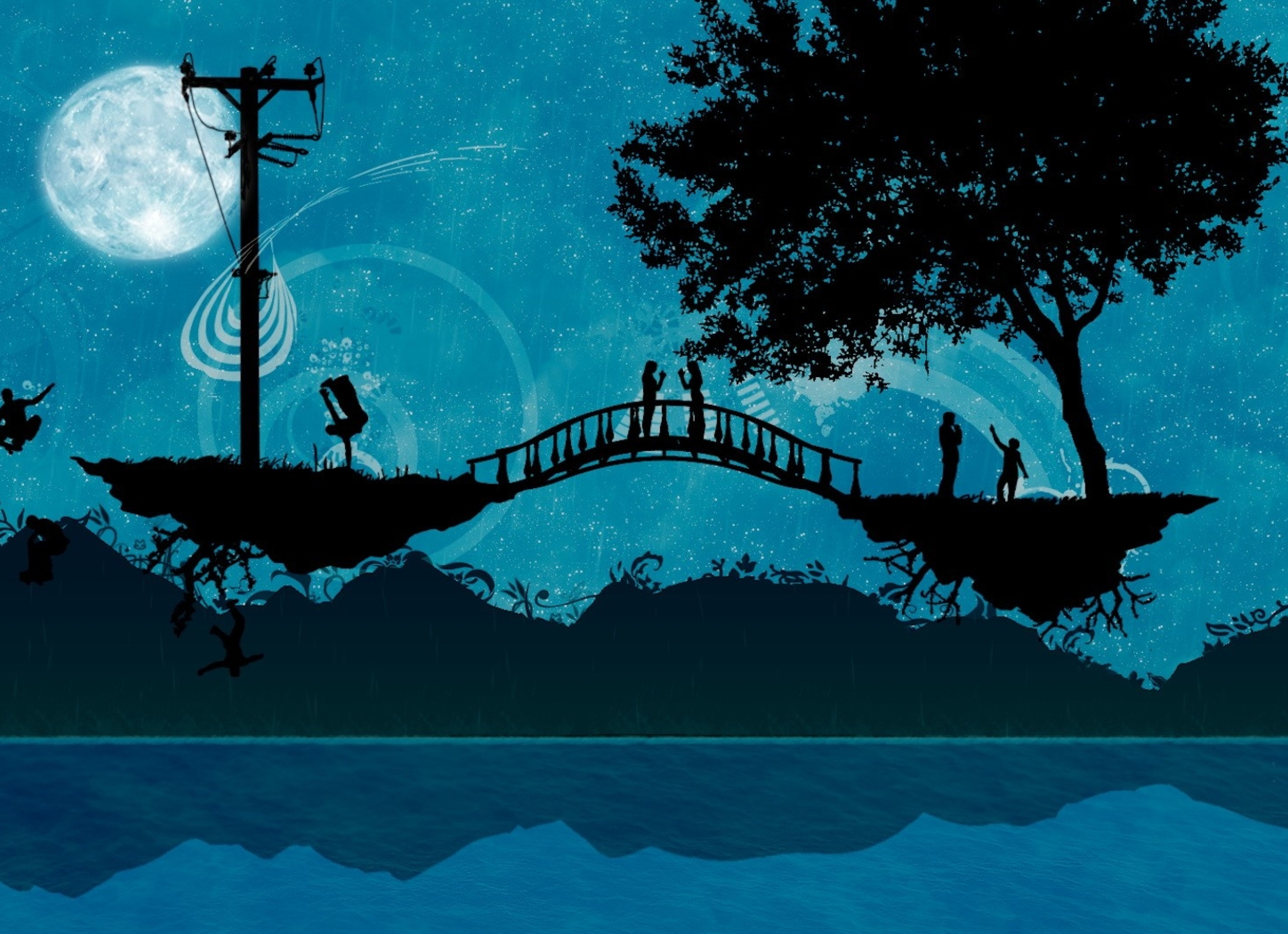 2840x2060 Resolution bridge, river, trees 2840x2060 Resolution ...