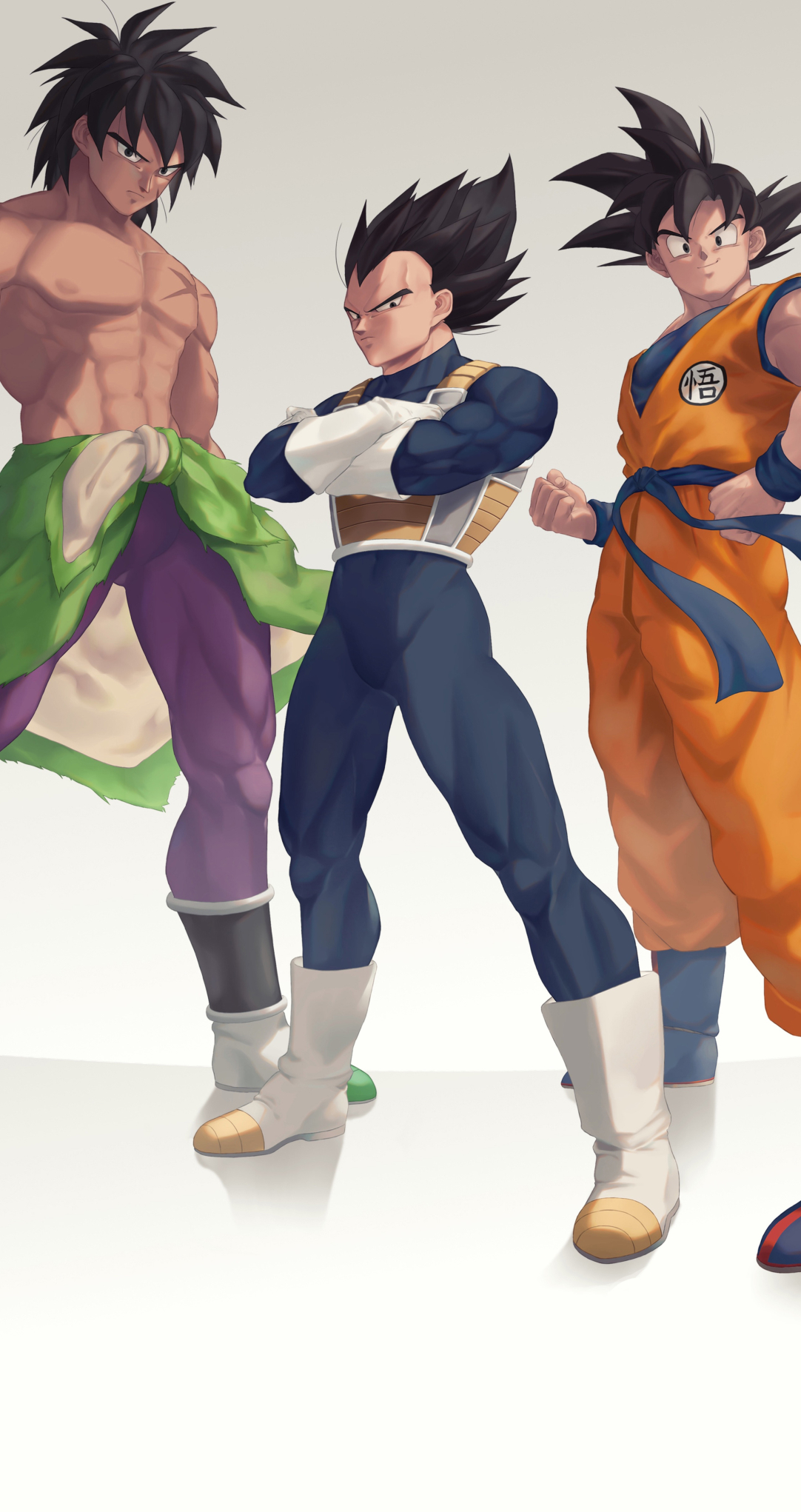 1082x2042 Resolution Broly Goku and Vegeta 1082x2042 Resolution ...