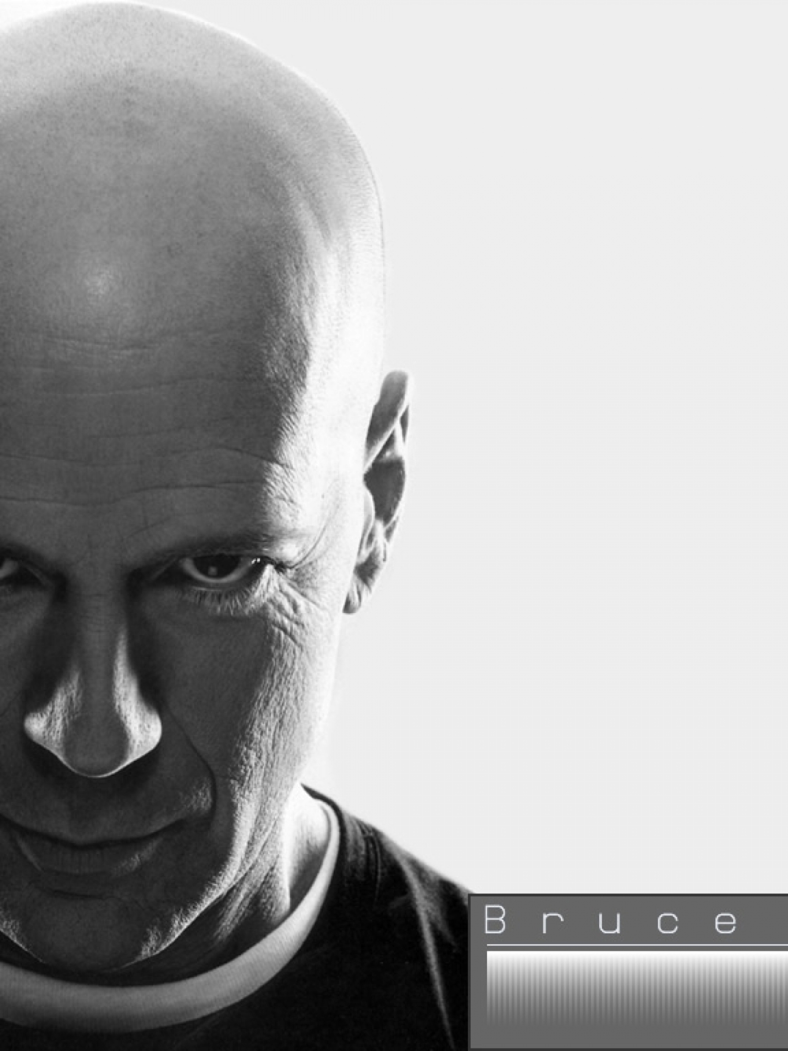 1620x2160 Bruce Willis Black and White wallpapers 1620x2160 Resolution ...