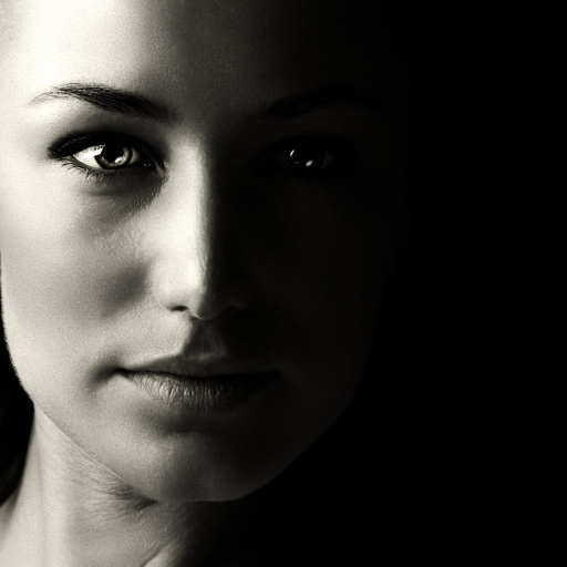 512x512 Resolution brunette, face, shadow 512x512 Resolution Wallpaper ...