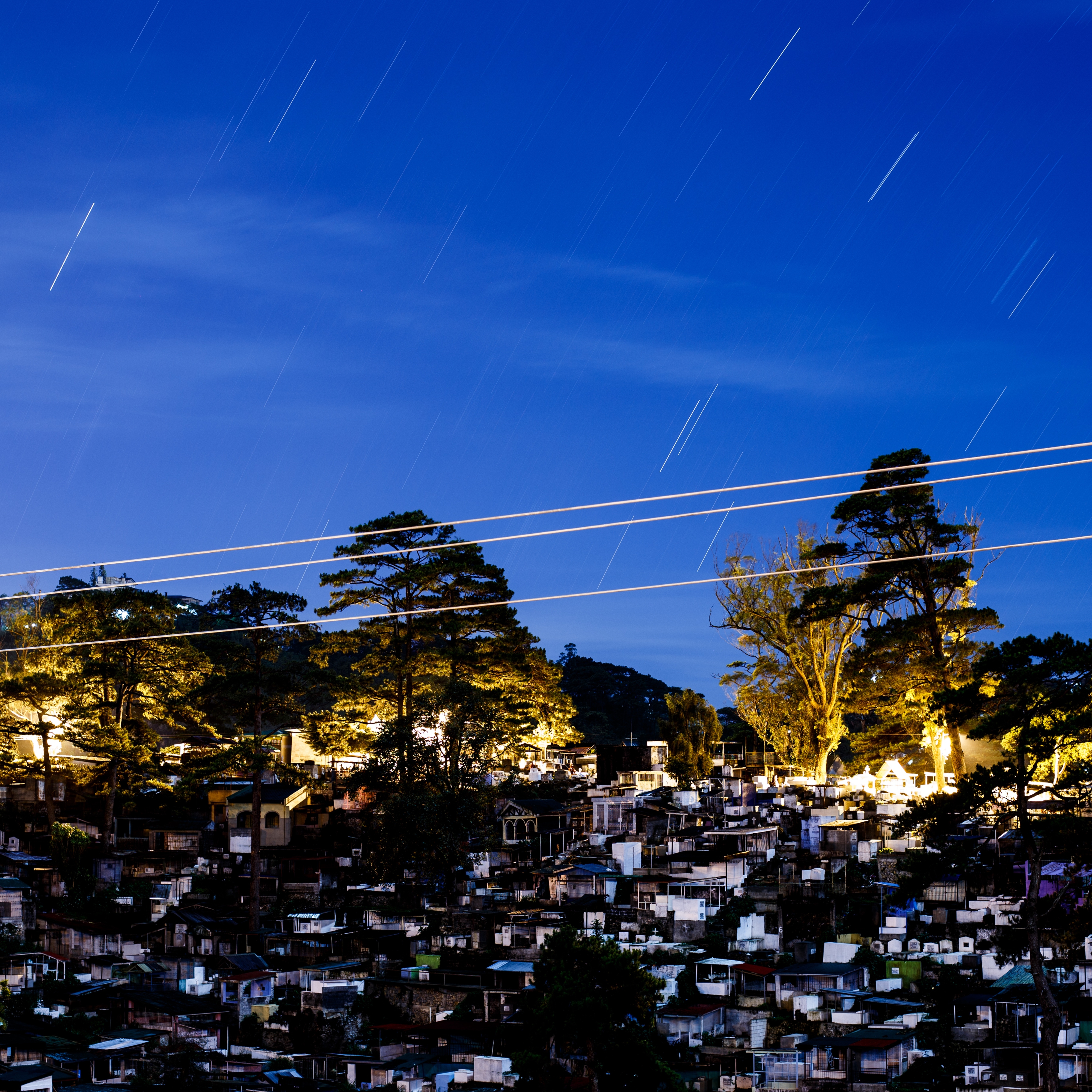 4000x4000 Resolution buildings, night, sky 4000x4000 Resolution ...