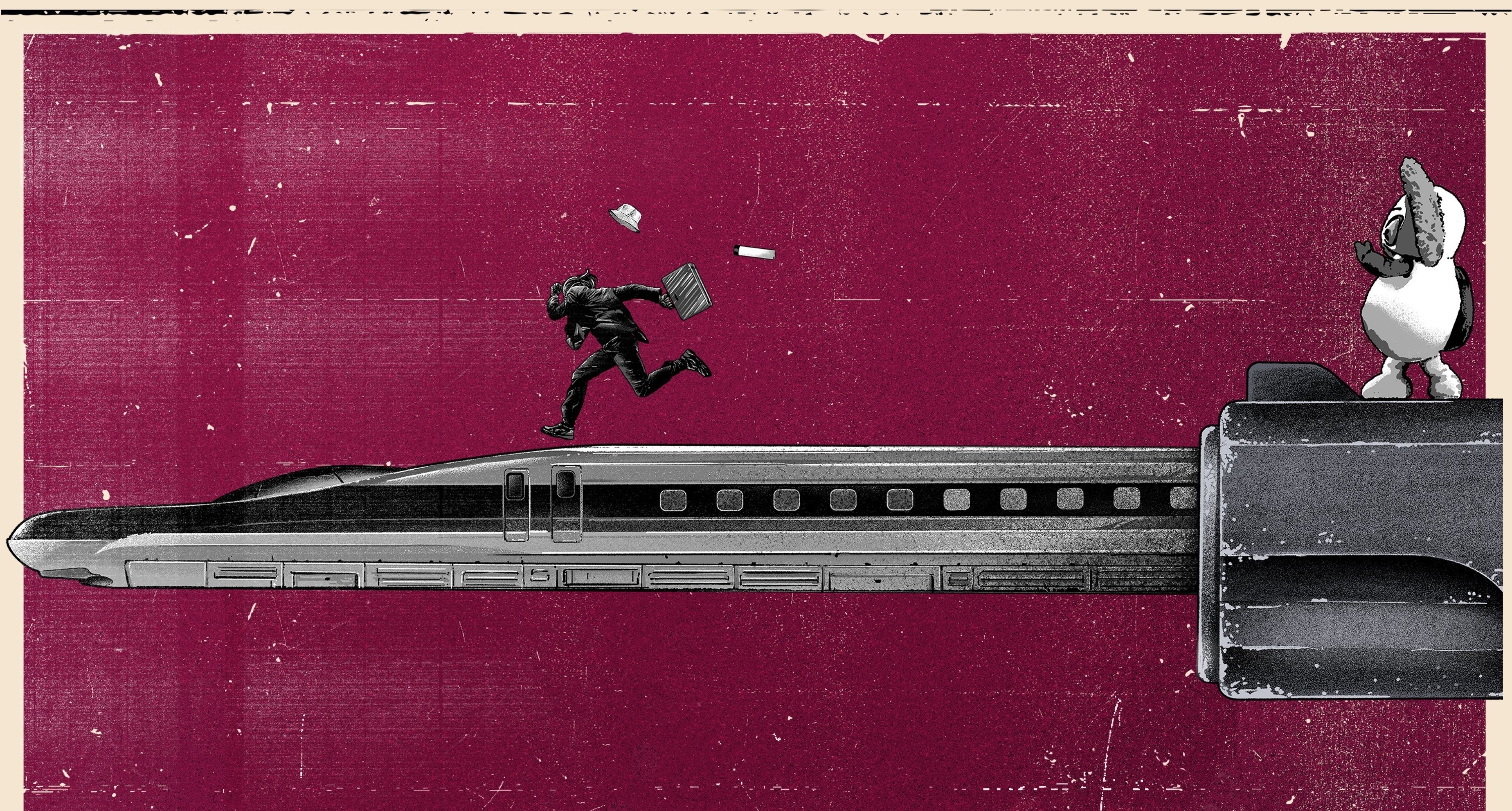 3840x2060 Bullet Train HD Digital Poster 3840x2060 Resolution Wallpaper ...